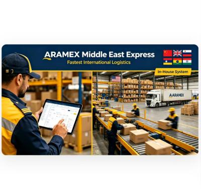 China Middle East ARAMEX Express Shipping And Courier Service Fast Delivery for sale