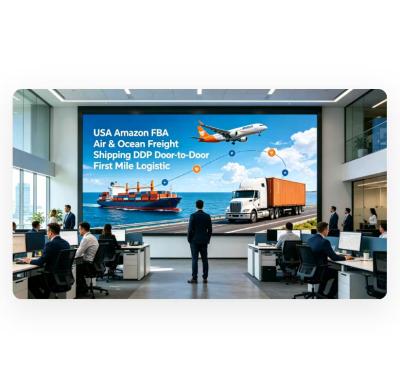 China USA Amazon FBA Air & Ocean Freight Shipping DDP Door to Door First Mile Logistics for sale