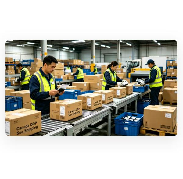 Quality Reliable Canada DDP Sea Shipping With Truck / Local Courier Door Delivery for sale