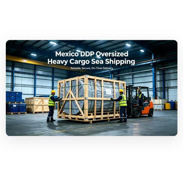 Quality DDP Shipping to Mexico Oversized Heavy Cargo Sea Shipping with Inland Truck / Courier Door Delivery for sale