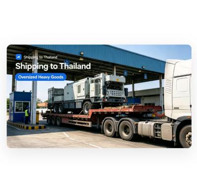 China Land Transport Logistics Shipping To Thailand Door To Door Flatbed Truck Last Mile Delivery for sale