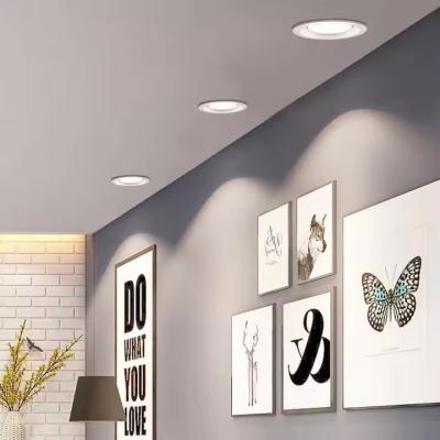 China 80mm LED Downlights 5700K 4.5W White Plastic LED Downlight Dimmable for sale