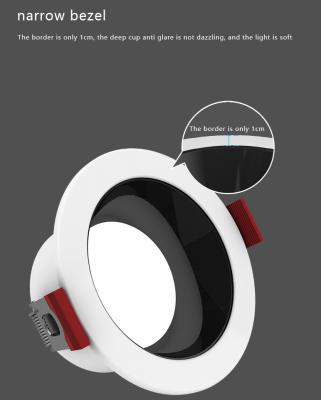 China Tiefe Anti-Glare Dimmable LED Down Light 6500K 6,5W Runde LED Downlight zu verkaufen