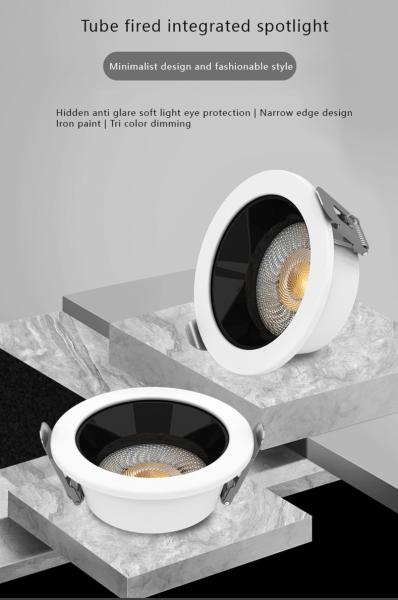 Quality White LED Spot Light 7W Dimmable LED Spotlight Anti Glare For Hotel / Commercial for sale