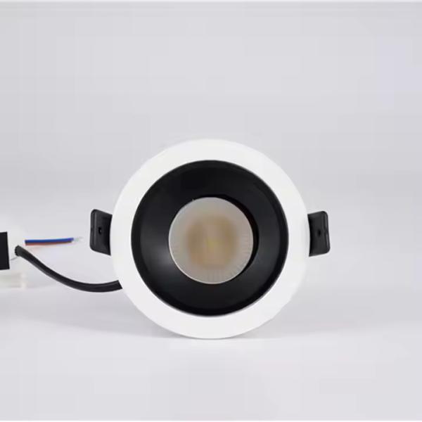 Quality Hotel Commercial LED Downlight Adjustable 9W Ceiling Dimmable Recessed Spotlights Anti Glare for sale
