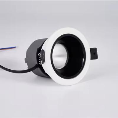 中国 ホテル 商用 LED 下照明 調整可能な 9W 天井 暗調 可 収納 スポットライト 照明防止 販売のため