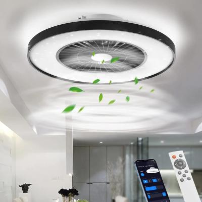 China 75W 6600mm Ceiling Fan Adjustable Brightness Air Cooler Dining Room Ceiling Fans With Lights for sale