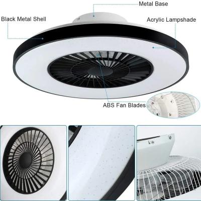 China 75W 6600mm Ceiling Fan Adjustable Brightness Air Cooler Dining Room Ceiling Fans With Lights for sale