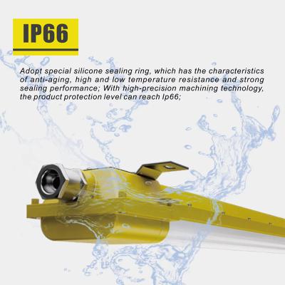 China Explosion Proof Linear LED Light Fixture 20W 40W 60W 75W For Industrial Factory Place for sale