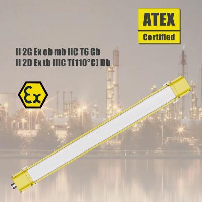 China Explosion Proof Linear LED Light Fixture 20W 40W 60W 75W For Industrial Factory Place for sale