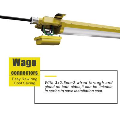 China Explosion Proof Linear LED Light Fixture 20W 40W 60W 75W For Industrial Factory Place for sale