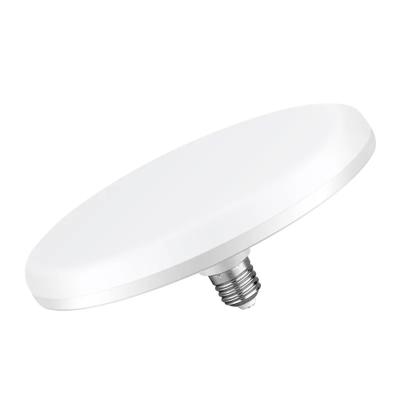 China Plastic Body 12W 20W 30W 40W 50W LED Lamp E26 E27 UFO LED BULB 6500K for sale