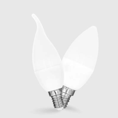 China 5W 6W 7W 8W C37 E27 E14 LED Lighting Bulb , LED Candle Light 3000K 6500K for sale