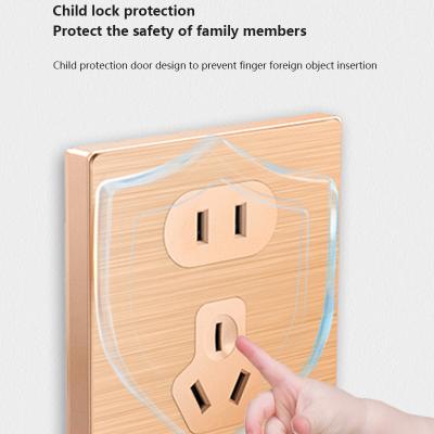 Китай V6 Luxury UK EU 1/2/3/4 клавишный выключатель включения/выключения, кнопка звонка, водонагреватель, кондиционер, настенный выключатель света, розетка продается