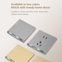 China 16A V9 Wall Switch Socket , LKI Automatic Transfer Switching Push Button For Office Commercial for sale