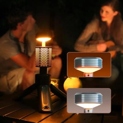 China Folding Retractable Multi Rechargeable Outdoor Camping Led Portable Hiking Light LED Night Table Desk Lamp for sale