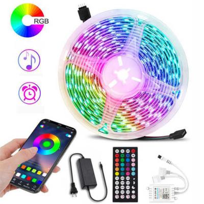 China 10m RGB LED Light Strip Multicolor Remote LED Tape Lights For Indoor Outdoor Hotel Lighting for sale