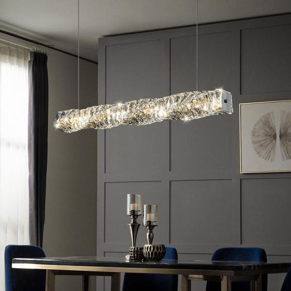 Quality Warm Romantic Rose Gold Bedroom Living Room LED Pendant Light Acrylic Restaurant for sale