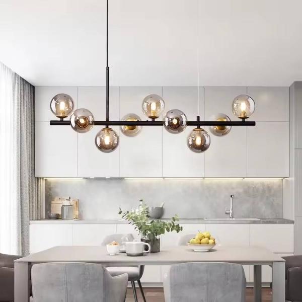 Quality Dining Room Home Decor Chandelier Glass Magic Bean Lamp LED Pendant Light for sale