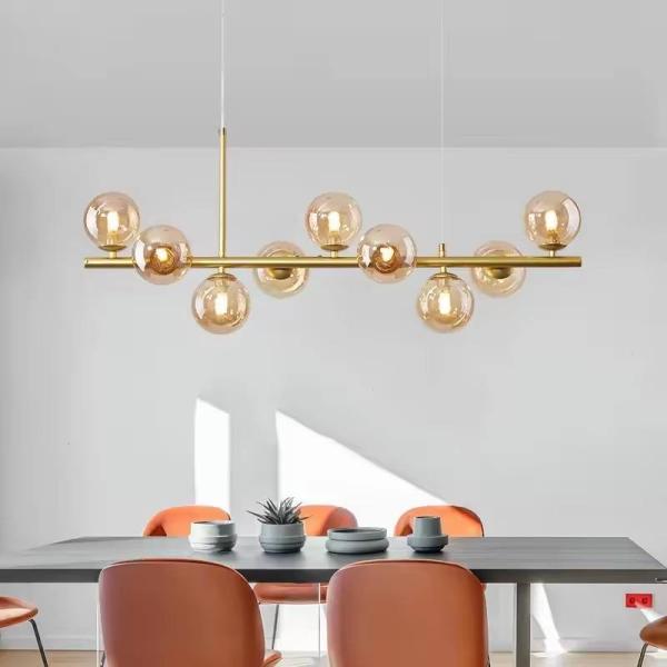 Quality Dining Room Home Decor Chandelier Glass Magic Bean Lamp LED Pendant Light for sale