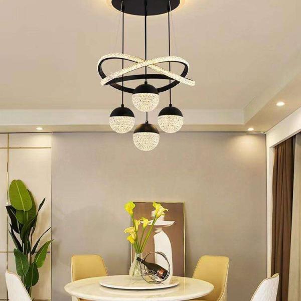 Quality Home Acrylic Staircase Pendant Chandelier Lighting For Living Room Restaurant for sale