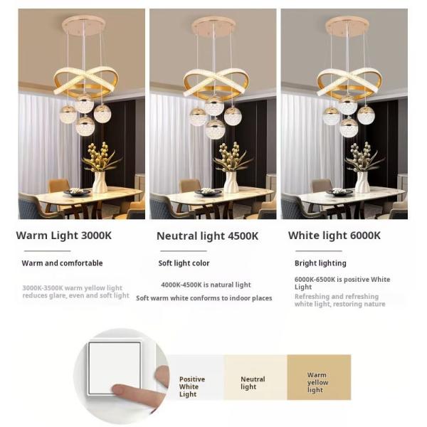 Quality Home Acrylic Staircase Pendant Chandelier Lighting For Living Room Restaurant for sale