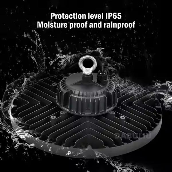Quality 100W UFO LED High Bay Light Water Resistant Industrial High Bay LED Lights 3kg for sale