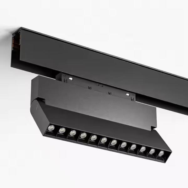 Quality Magnetic LED Track Light 12W 6W 18W 48V White 1-10V Dimming Foldable Spotlight For Home Hotel for sale