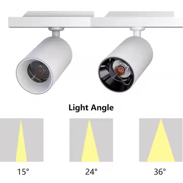 Quality Energy Saving Aluminium Spotlights 3000K 4000K 6000K Magenetic LED Track Spot for sale