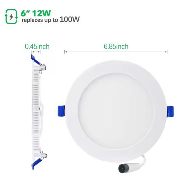 Quality 4 Inch 6 Inch Smart LED Down Light Tuya Airtight LED Downlights Slim Panel LED for sale