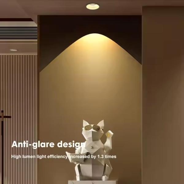 Quality Hotel Ceiling Recessed LED Spotlight Indoor Aluminum Housing Round LED Downlight for sale
