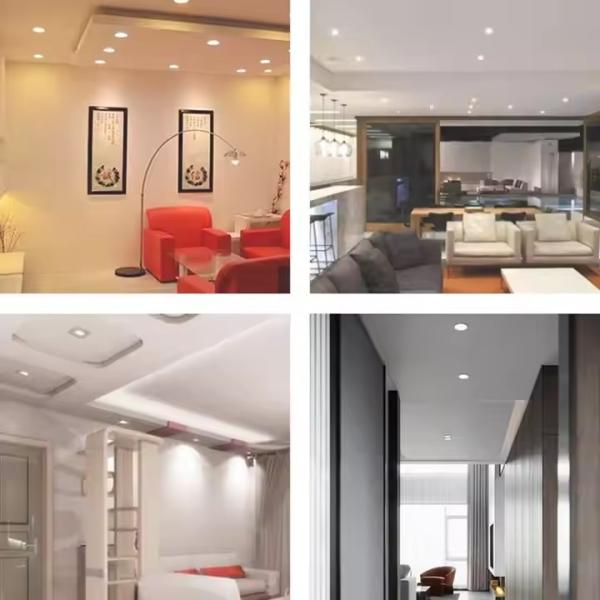 Quality Aluminium Spotlights 2700k 3000k 4000k 5000k Recessed Dimmable LED Downlights for sale