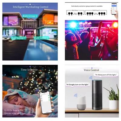 China Bluetooth Smart LED Downlight With Remote Control , RGBCW LED Downlight Dimmable AC85-277V for sale