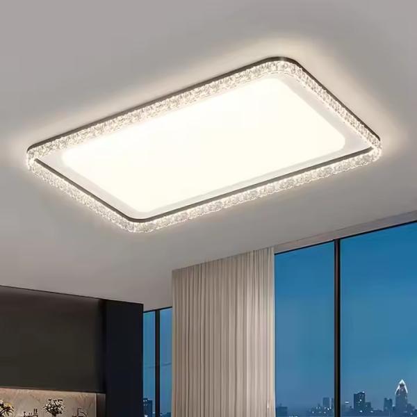 Quality Modern Crystal LED Ceiling Light Surface Mounted For Bedroom Living Room Home Office for sale
