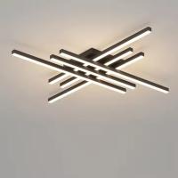 Quality Modern Dimmable Linear LED Ceiling Light Living Room Indoor Hotel Commercial for sale