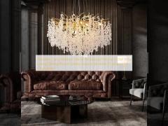 Pendant Lamp Indoor Decor Restaurant Home Hotel Villa Living Dining Room Lobby Luxury Modern Crystal Light Chandelier