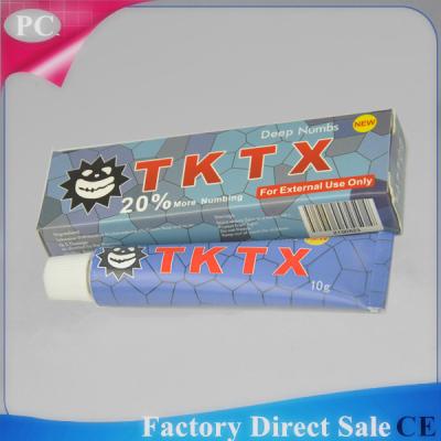 China 10g OEM TKTX20%  Anaesthetic Numb Pain Stop Cream Pain Relief Cream For Micro Needle Factory Supply for sale