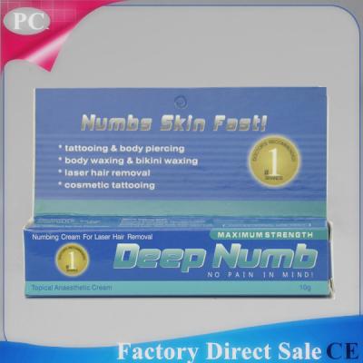 China 10g Topical Deep. Numb  Anaesthetic Numb Pain Stop Cream Pain Relief Cream For Micro Needle Factory Supply for sale