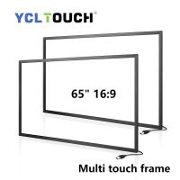 China 65 Inch Screen Ir Multi Touch Frame Customized Size YCLTOUCH for sale