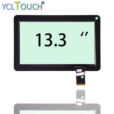 Cina 5V USB ha proiettato il touch screen che capacitivo 6H a 13,3 pollici ha temperato il vetro in vendita