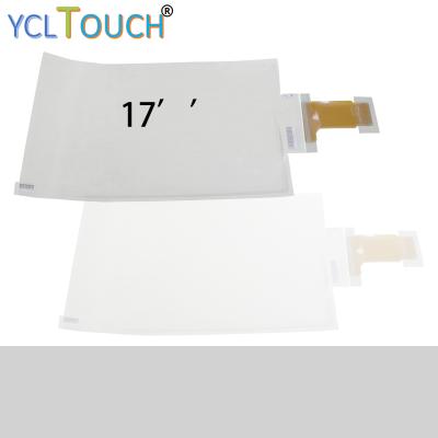 China Folha capacitiva transparente do toque 17 polegadas com o FCC do sistema Linux de XP Win7 8 Android à venda