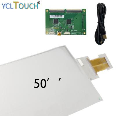 Cina Il tocco capacitivo a 50 pollici sventa il film di touch screen di 0.155mm 5V USB in vendita