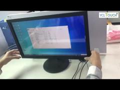 Corredo infrarosso a 23,6 pollici della sovrapposizione del touch screen di IR dello schermo della pagina di tocco di YCLTOUCH multi IR