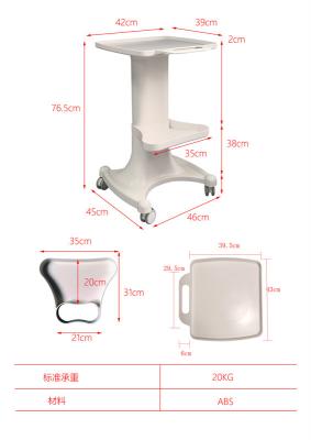 Cina Salone di bellezza delle ruote dell'ABS 4 Trolley20kg sulle ruote che dispongono le cose di bellezza in vendita