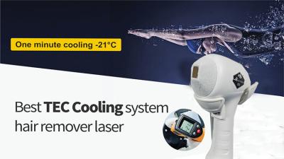 Cina Il nero e macchina di depilazione del laser a diodi del diodo laser 808nm del platino in vendita