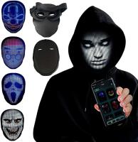 China APP Controlled Smart Shifting LED Face Mask Customized Pattern Upload Pictures for sale