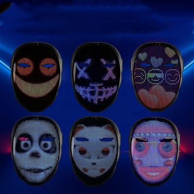 China Partij van het Slimme LEIDENE van de de Telefooncontrole Gezichtsmasker het Programma DIY van Bluetooth Te koop