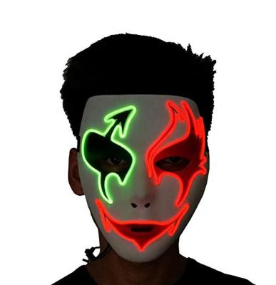 Cina Maschera di protezione di Halloween LED di orrore con schiuma dentro comodo da durare in vendita