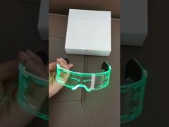 Il Cyberpunk LED accende i vetri Luminou che infiamma nella navigazione scura