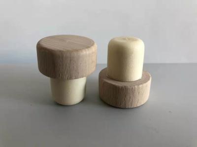 China wooden cap T-top Corks Wine Corks Bottle Quality Stoppers Corks for sale